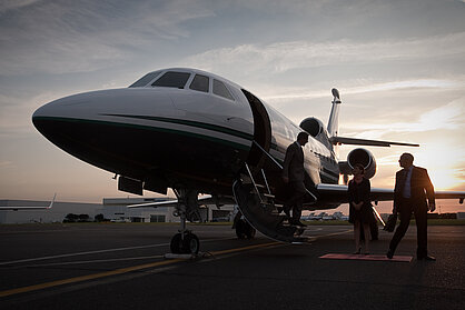 Location d'avions d'affaires - Dassault Falcon Service